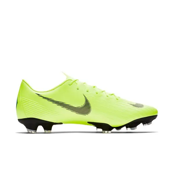 Nike Vapor 12 Pro Fg Soccer Cleats - Volt/black