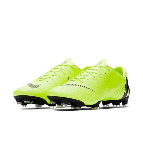 Nike Vapor 12 Pro Fg Soccer Cleats - Volt/black