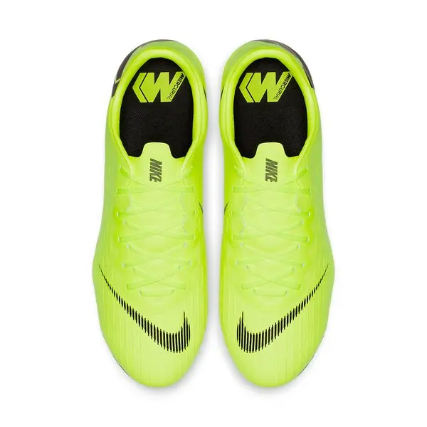 Nike Vapor 12 Pro Fg Soccer Cleats - Volt/black