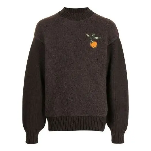 Off-White Ss21 Round Neck Embroidered Sweater