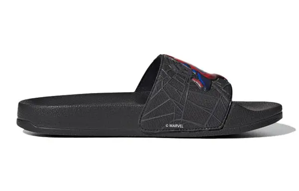 Adidas X Marvel Adilette Shower Slide J "spider-man