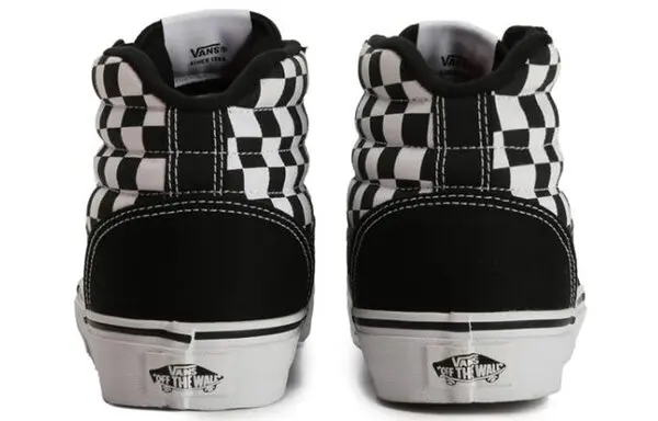 VANS Ward High Checkerboard Lace-up Sneakers