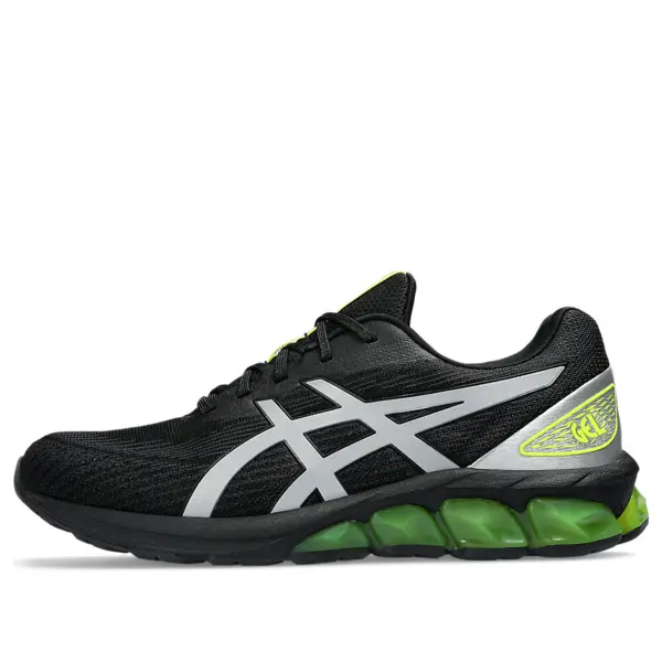 Asics Gel-quantum 180 7 Athletic Sneakers - Black/silver/green