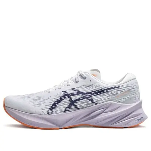 Asics Novablast 3 Athletic Sneakers - White/blue