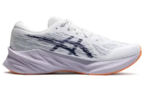 Asics Novablast 3 Athletic Sneakers - White/blue