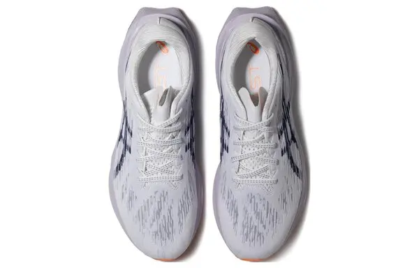 Asics Novablast 3 Athletic Sneakers - White/blue