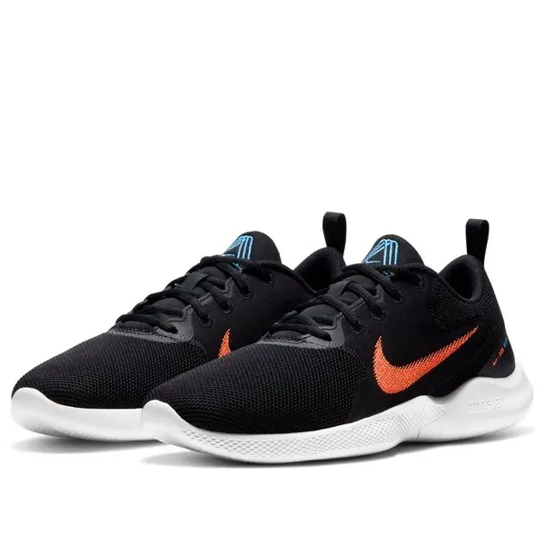 Nike Flex Experience Run 'black Total Orange' Sneakers - Black/orange