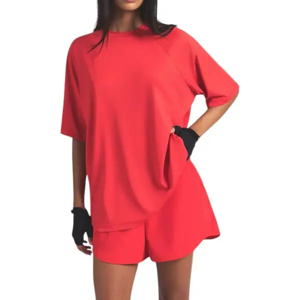 Nike X Skims Airy Oversized T-shirt - Ruby