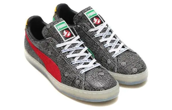 PUMA X Atmos X Secretbase Suede "ghostbusters" Sneakers - Black/red/grey