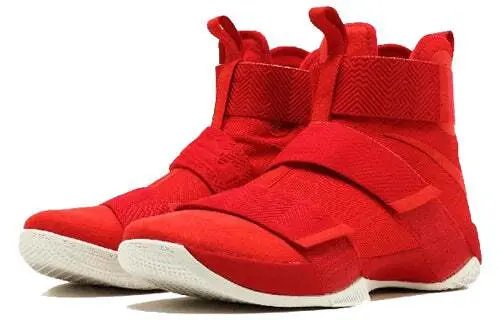 Nike Lebron Soldier 10 Sfg Lux High-top Sneakers - Red