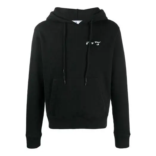 Off-White Logo Hoodie - Black