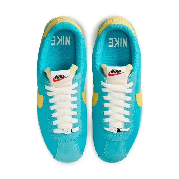 Nike Cortez Sneakers - Teal/yellow