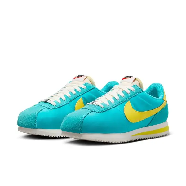 Nike Cortez Sneakers - Teal/yellow