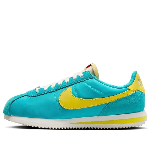 Nike Cortez Sneakers - Teal/yellow