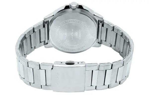 Casio Water Resistant Stainless Steel Watch - Silver/blue
