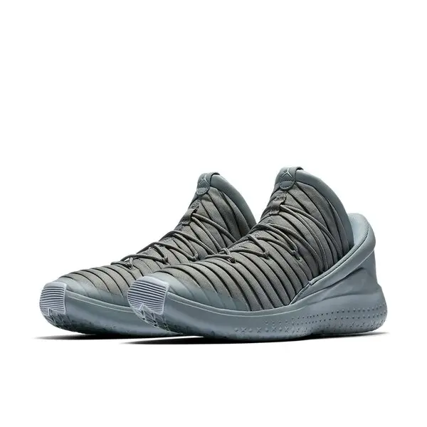 JORDAN Air Flight Luxe Mid Top Sneakers - Cool Grey/wolf Grey