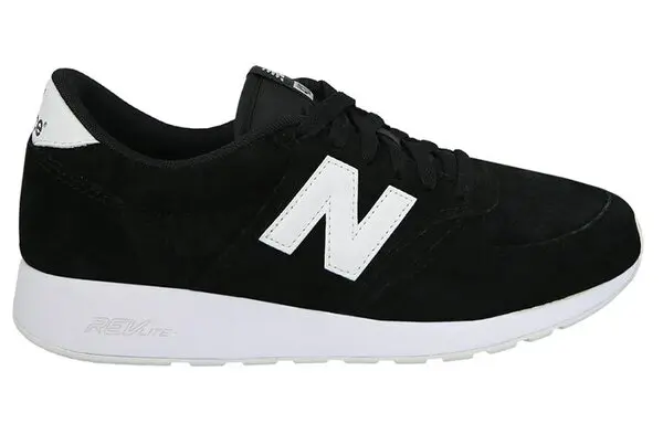 NEW BALANCE 420 Re-engineered Suede Sneakers - Black
