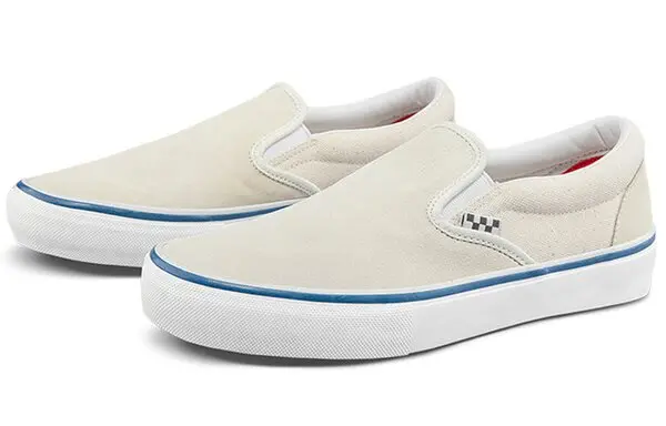 VANS Skateboarding Slip-on Low Top Sneakers - White