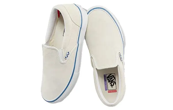 VANS Skateboarding Slip-on Low Top Sneakers - White