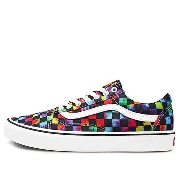 VANS Comfycush Old Skool "tie-dye Checkersneakers - Black