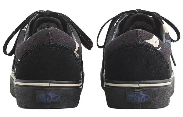 VANS J.crew X Old Skool Floral High Top Sneakers - Black