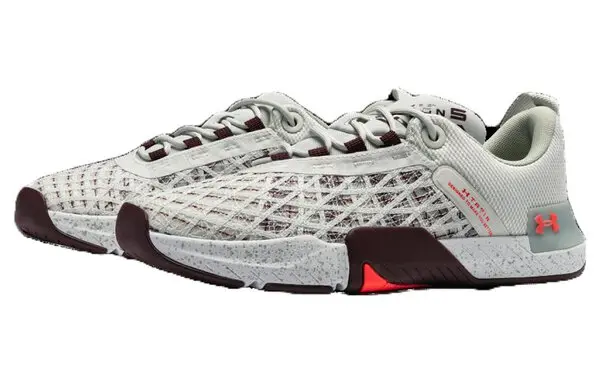 Under Armour Tribase Reign 5 Sneakers - White/orange