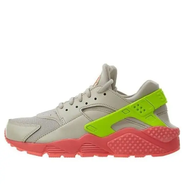 Nike Huarache Run Sneakers - Beige/green/red