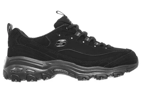Sketchers D'lites Low-top Athletic Sneakers - Black