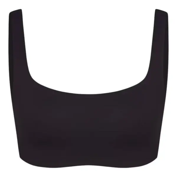 Nike X Skims Matte Scoop Neck Bra - Obsidian