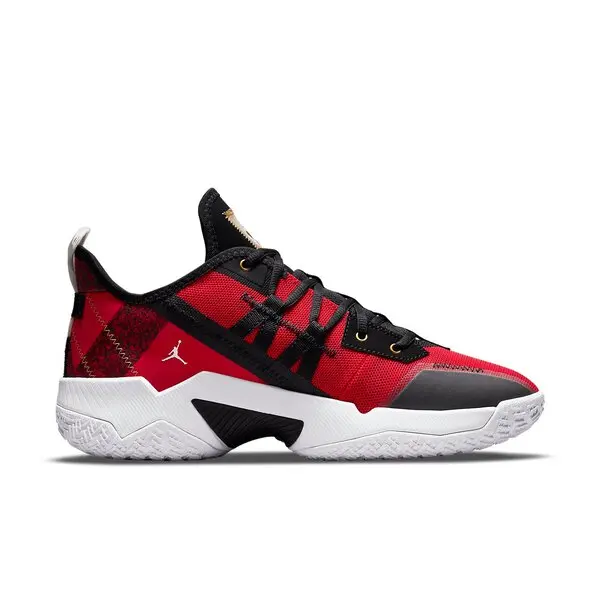 JORDAN One Take 2 'bred' Basketball Sneakers - Black/red