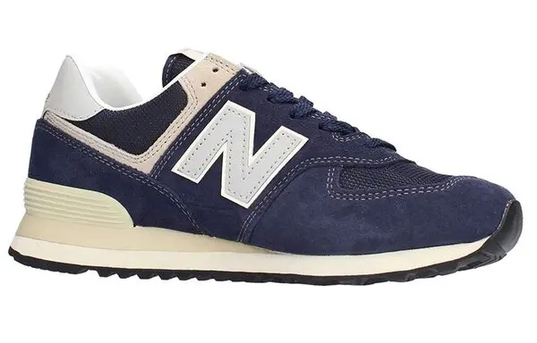 NEW BALANCE 574 Casual Sneakers - White/blue