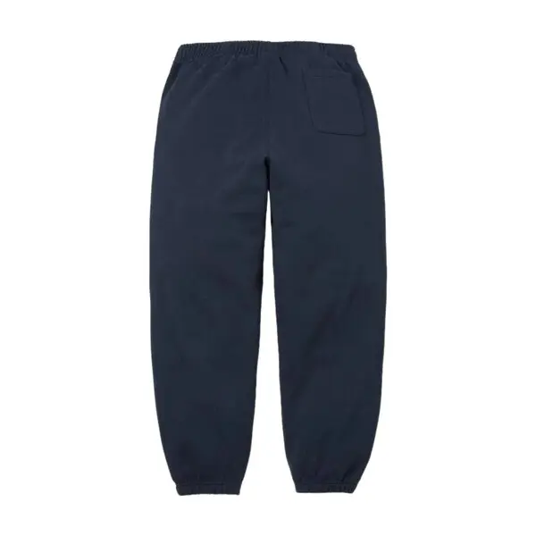 Supreme Ss26 Satin Appliqué Sweatpants - Navy