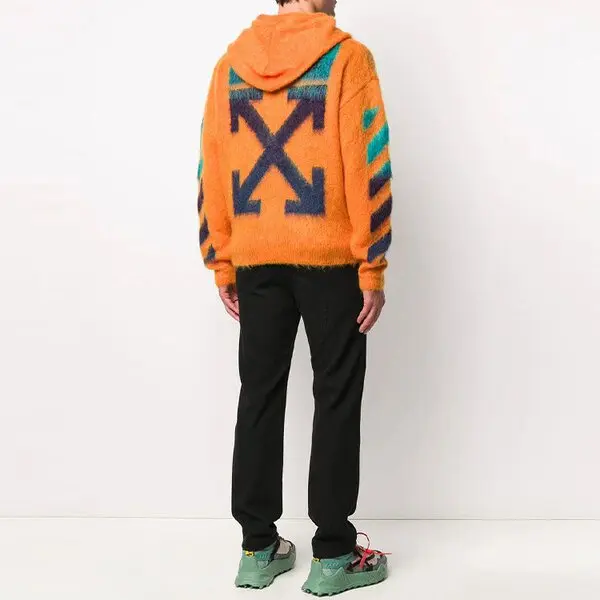 Off-White 3d Logo Hooded Knit