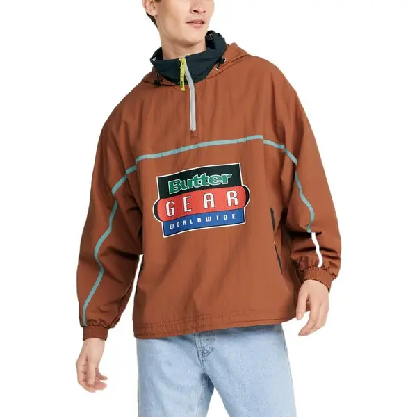 PUMA X Butter Goods Lightweight Half Zip Hoodie - Brown