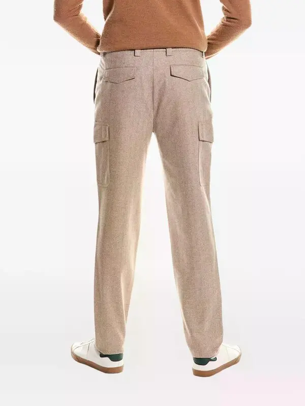 Brunello Cucinelli Flannel Cargo-pocket Chino Trousers