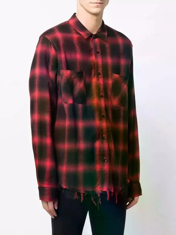 Amiri Shadow Plaid Shirt