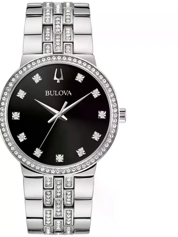 Bulova Crystal Watch - Black
