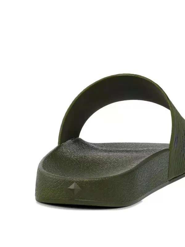 Mcm Monogram Print Slides