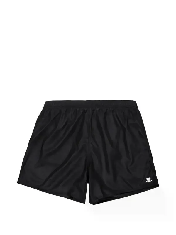COURREGES Ac Logo-patch Swim Shorts