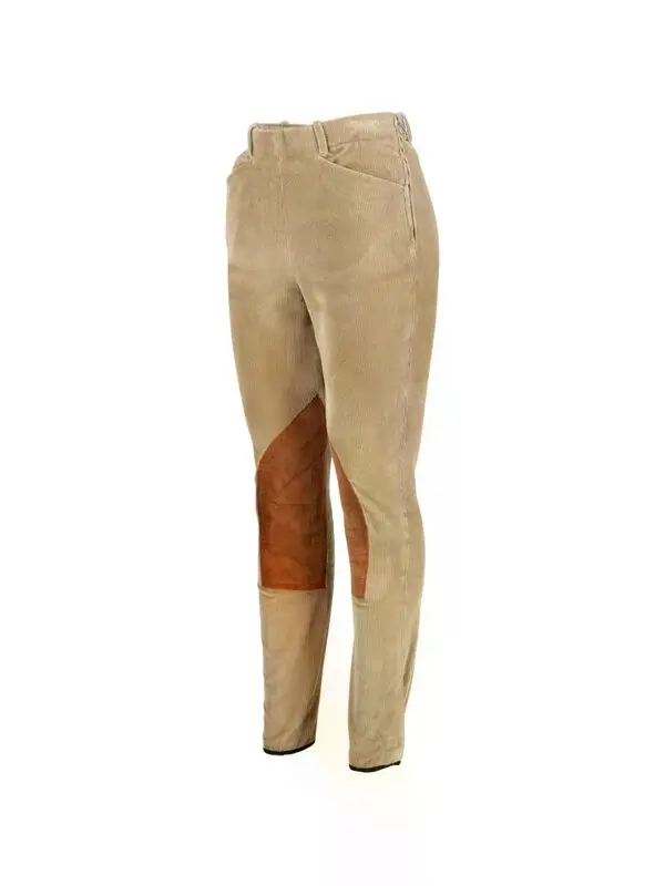 Hermès Corduroy Trousers With Sueded Pigskin Knee Patches
