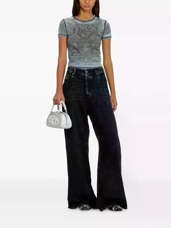 DIESEL® Embellished Burnout T-shirt