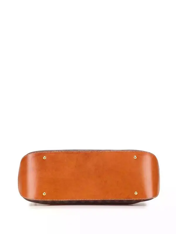 Celine 1994 Macadam Coated Canvas Satchel