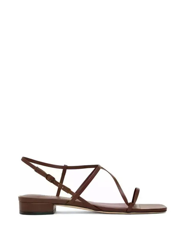 Studio Amelia Bias Wrap Flat Sandals
