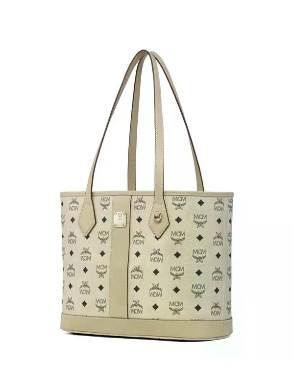 Mcm Visetos Monogram Tote Bag