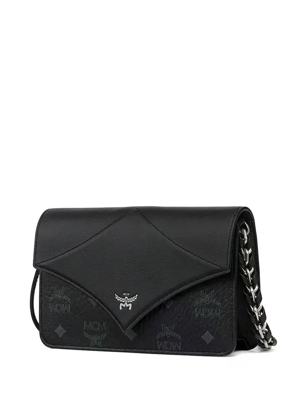 Mcm Visetos Diamond Shoulder Bag