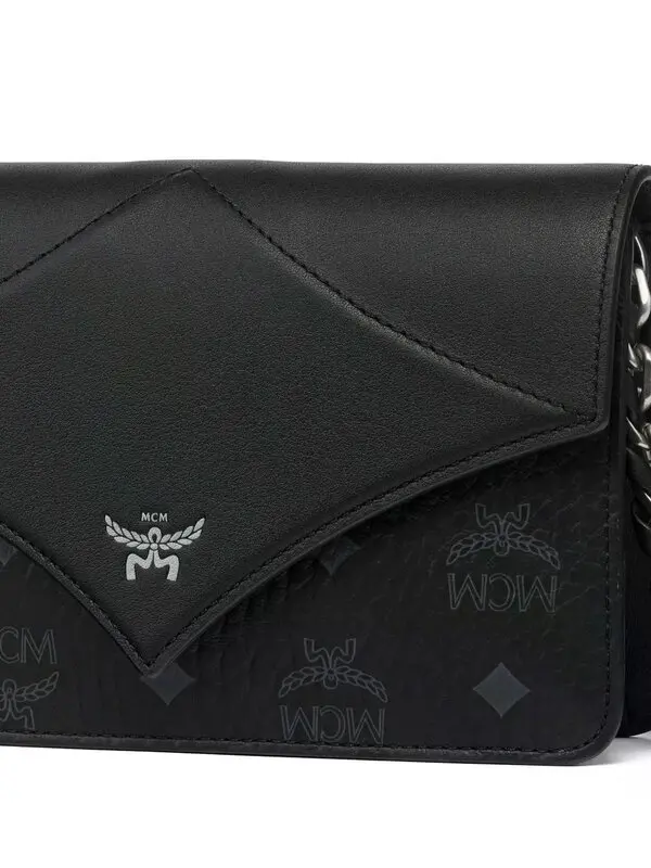 Mcm Visetos Diamond Shoulder Bag