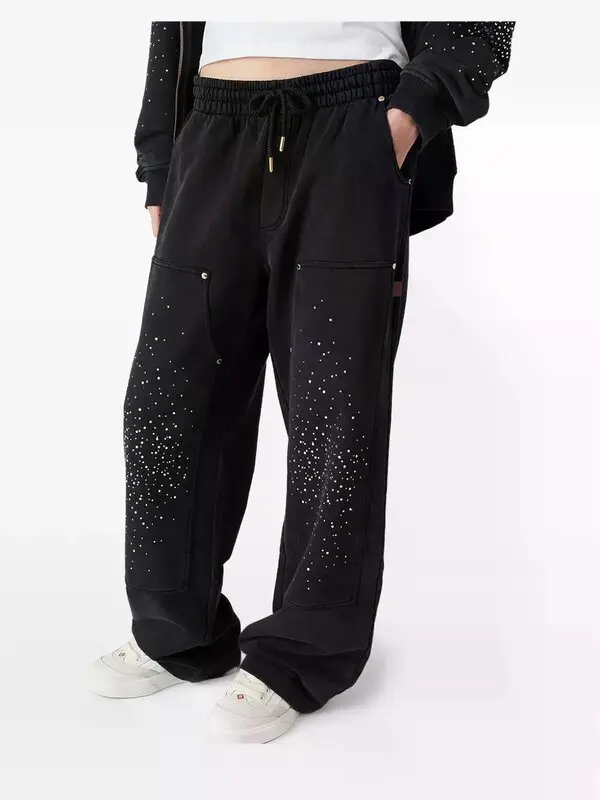 Casablanca La Prémonition Crystal-embellished Track Pants