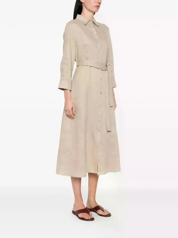 PENNYBLACK Belted Midi Shirt Dress