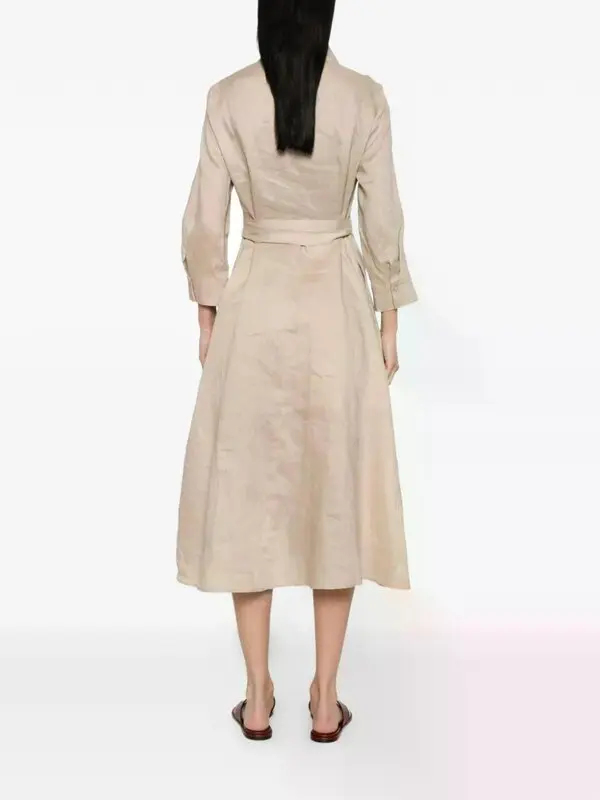 PENNYBLACK Belted Midi Shirt Dress