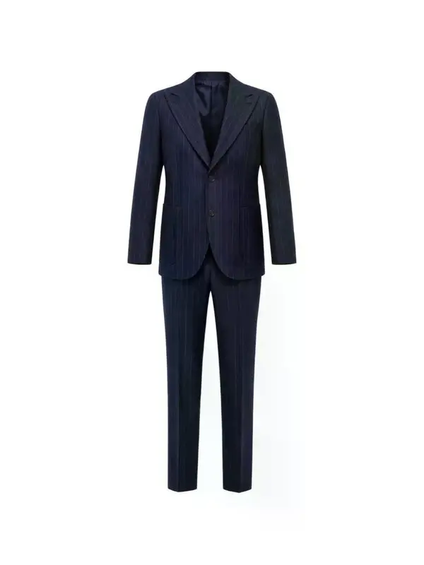 FRANZESE COLLECTION Di Caprio Pinstripe-pattern Suit - Blue